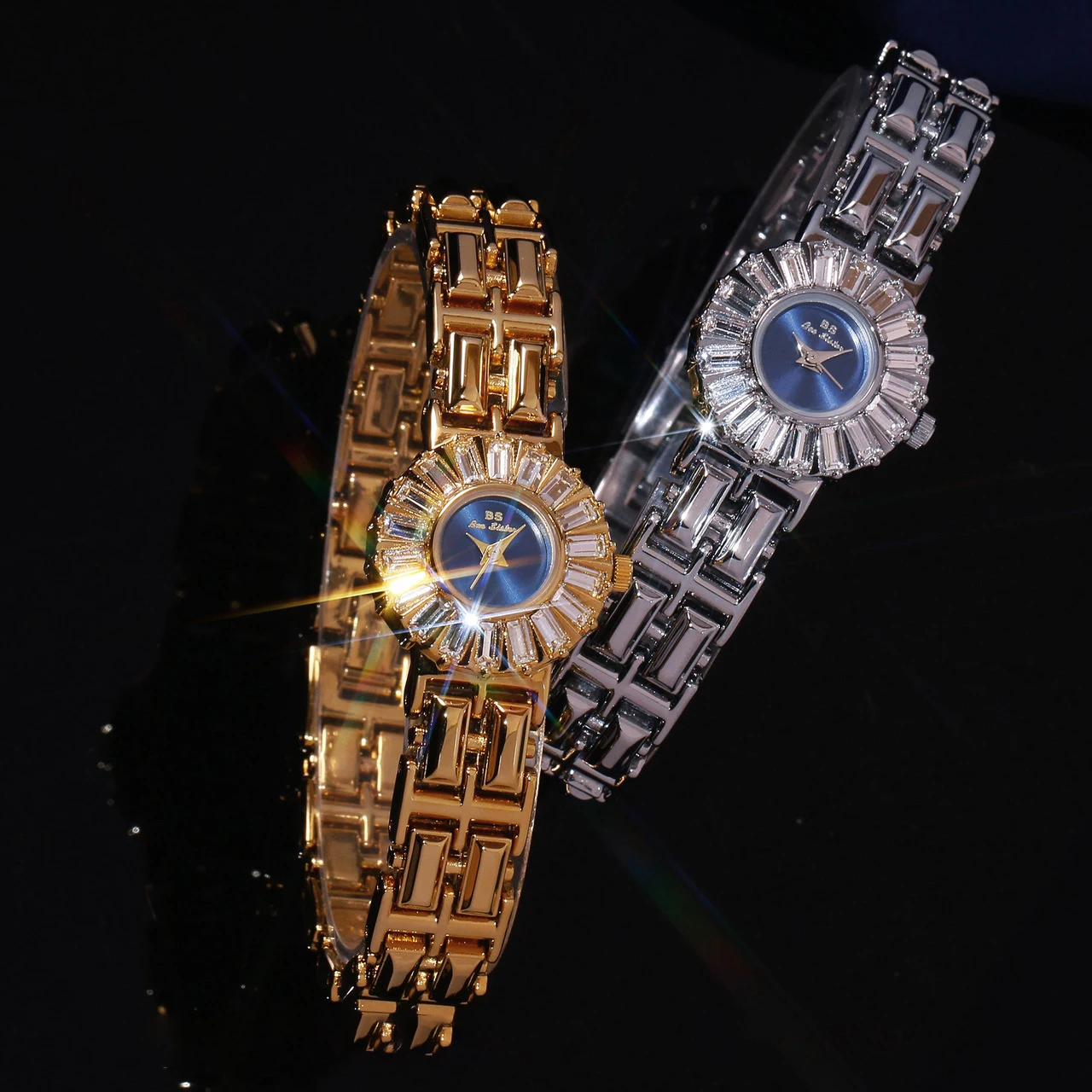 Gold Silver Stainless Steel Watch Women Original Brands High-end Luxury ...
