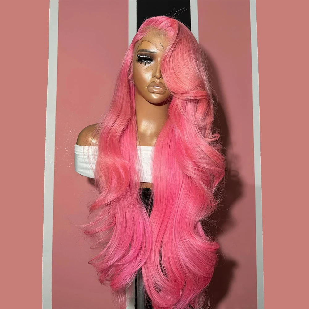 Sogreat-Pink-Lace-Front-Wig-Human-Hair-13x4-13x6-Hd-Transparent-Lace ...