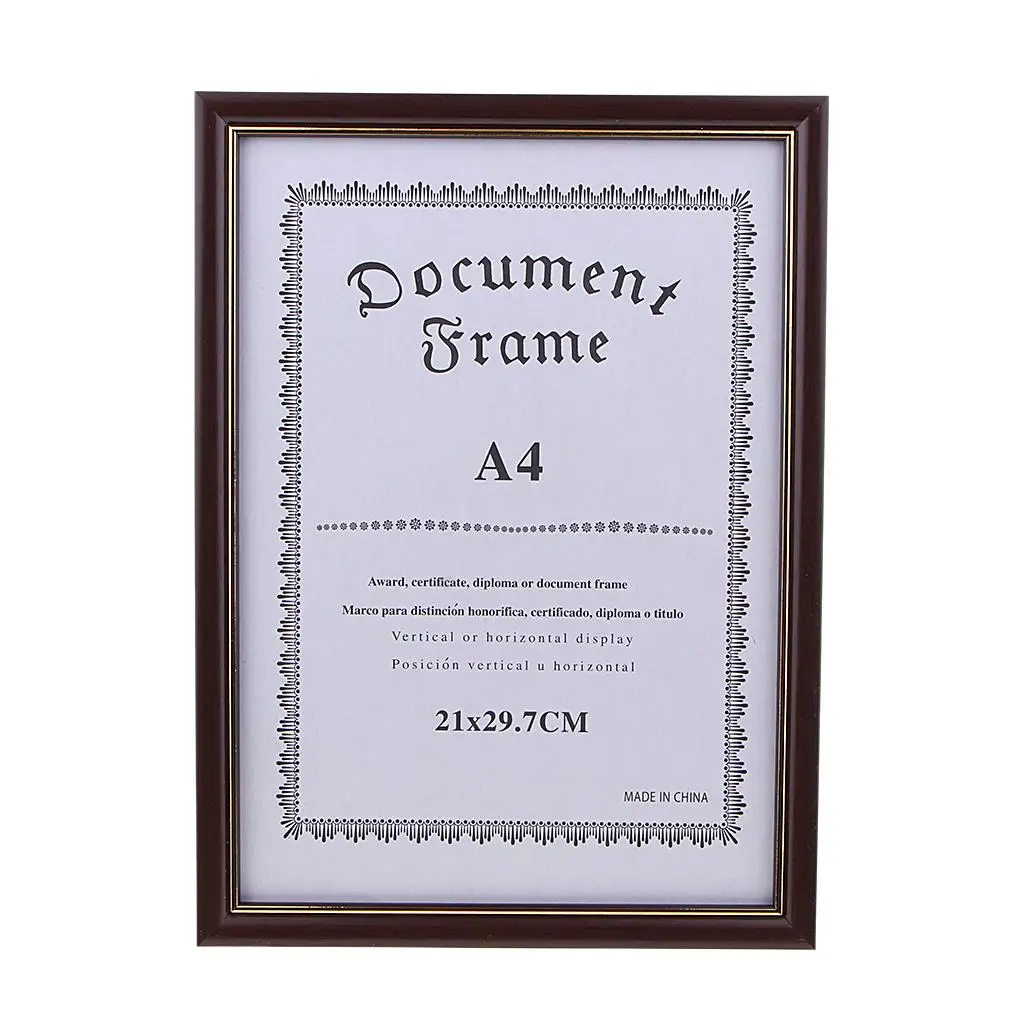 A4-Size-Wooden-for-Certificate-Photo-Artwork-Picture-Documents-Perfect ...