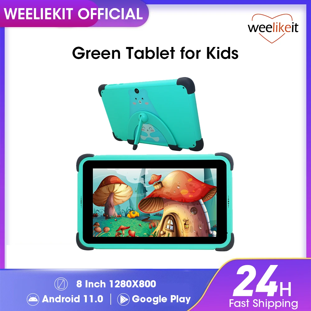 Weelikeit-Verde-8-Polegada-Tablet-Android-11-1280x800-IPS-Crian-as ...