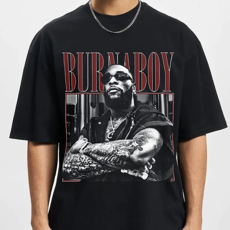 Burna-Boy-Shirt-Love-Graphic-Tee-90s-Vintage-Style-Shirt-Concert-Merch ...
