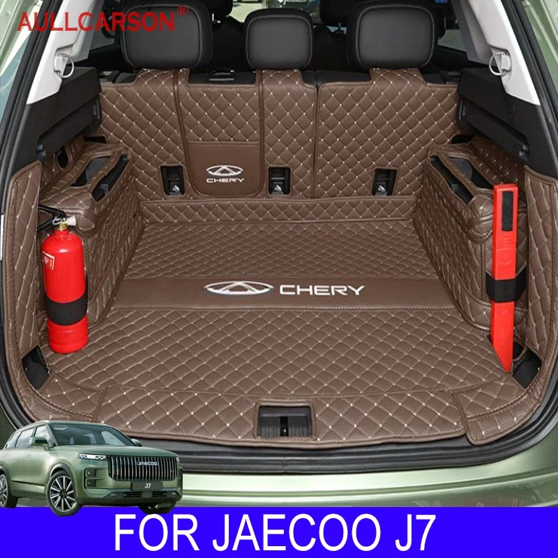 For-JAECOO-J7-2023-Trunk-Mats-Non-slip-Luggage-Leather-Durable-Cargo ...