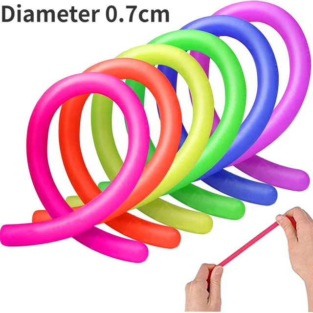 6 Pack Stretchy String Fidgets Sensory Toys Resistance Squeeze ...
