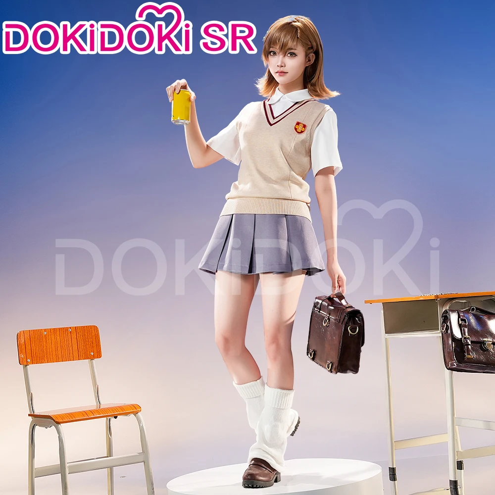 Misaka Mikoto Cosplay Costume Anime Toaru Kagaku no Railgun DokiDoki-SR ...