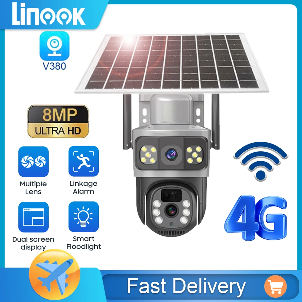 Linook-ift-lens-V380-8MP-g-ne-kamera-4G-SIM-kart-CCTV-kablosuz-WIFI-g ...