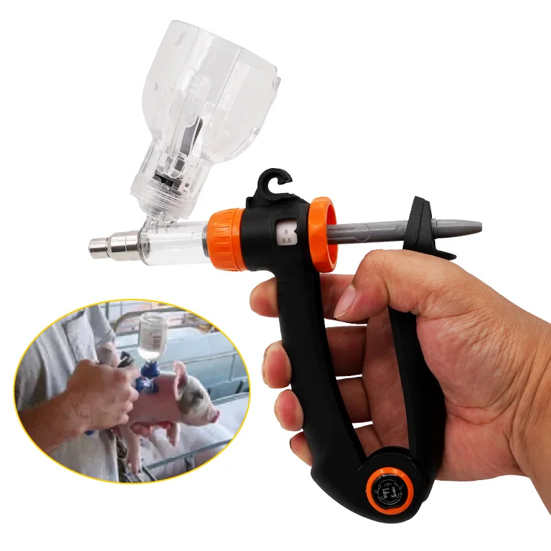 2-6ml-Semi-Automatic-Syringe-Veterinary-Continuous-Injector-Vaccine ...