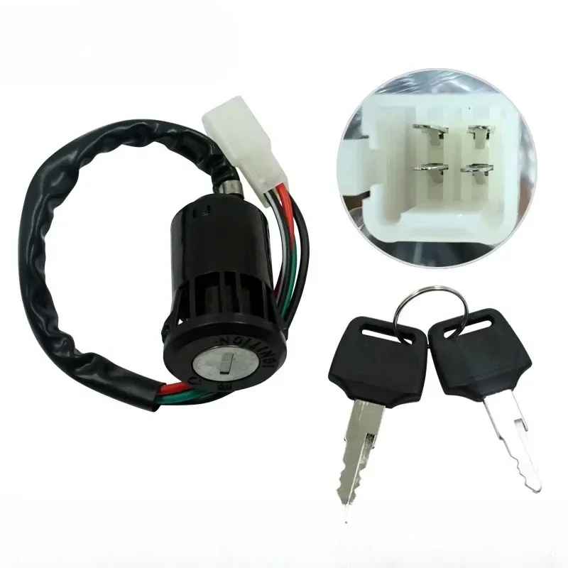 4-Pin-Wire-ATV-Ignition-Key-Switch-For-Quad-4-Wheeler-ATV-Go-Kart ...