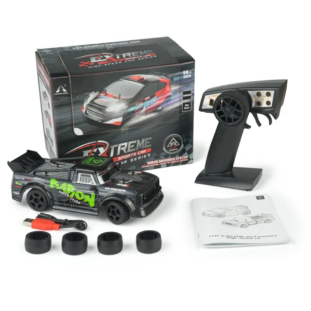 1:24 20KM/H 2.4G 2WD High Speed Remote Control Racing Mini RC Drift ...