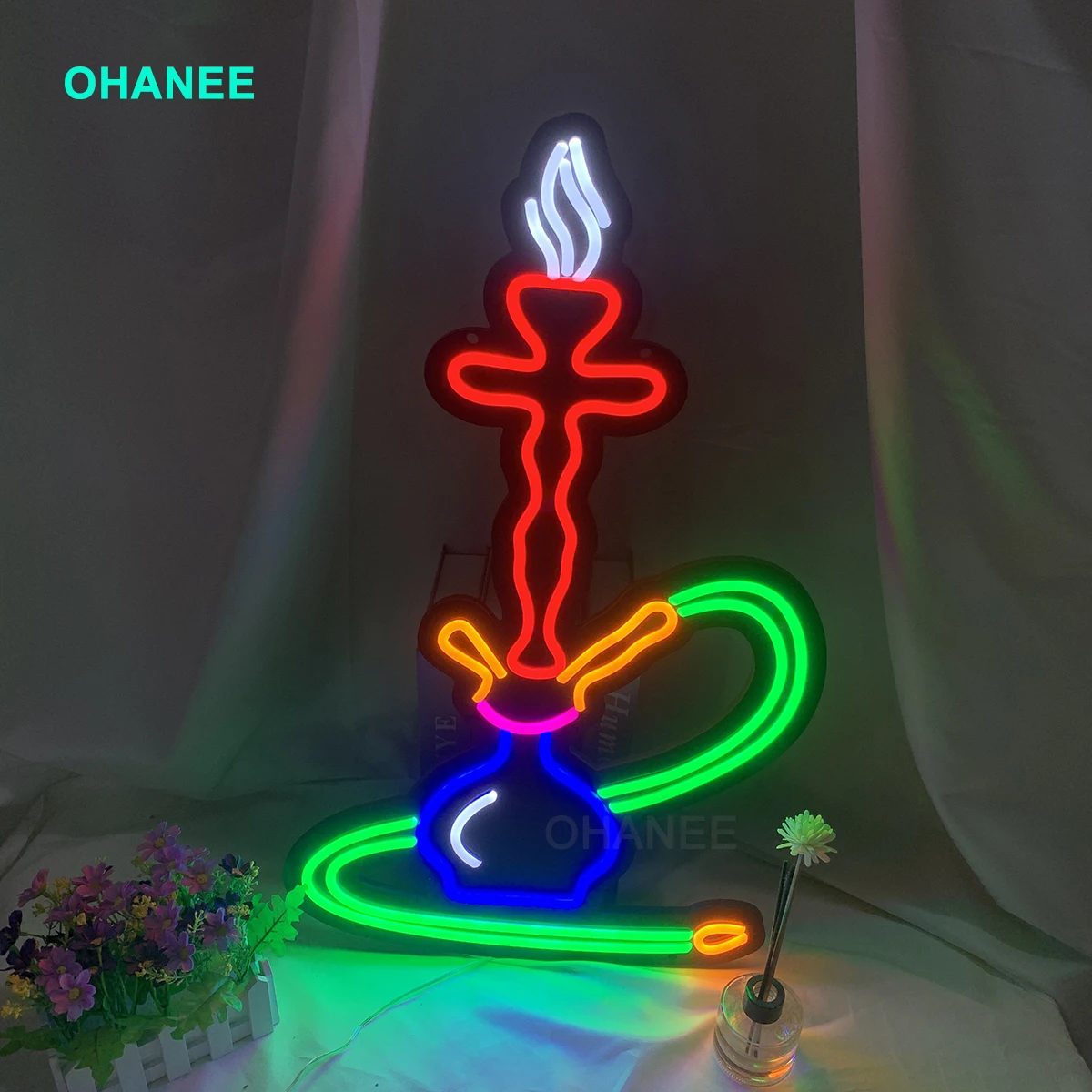 Hookah-LED-Neon-Sign-Custom-Made-Wall-Lights-Party-Wedding-Shop-Window ...