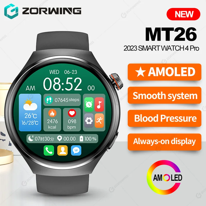 MT26-AMOLED-Smart-Watch-Men-Women-Bluetooth-Call-Always-on-Display-Heart-rate-Wireless-Charging ...