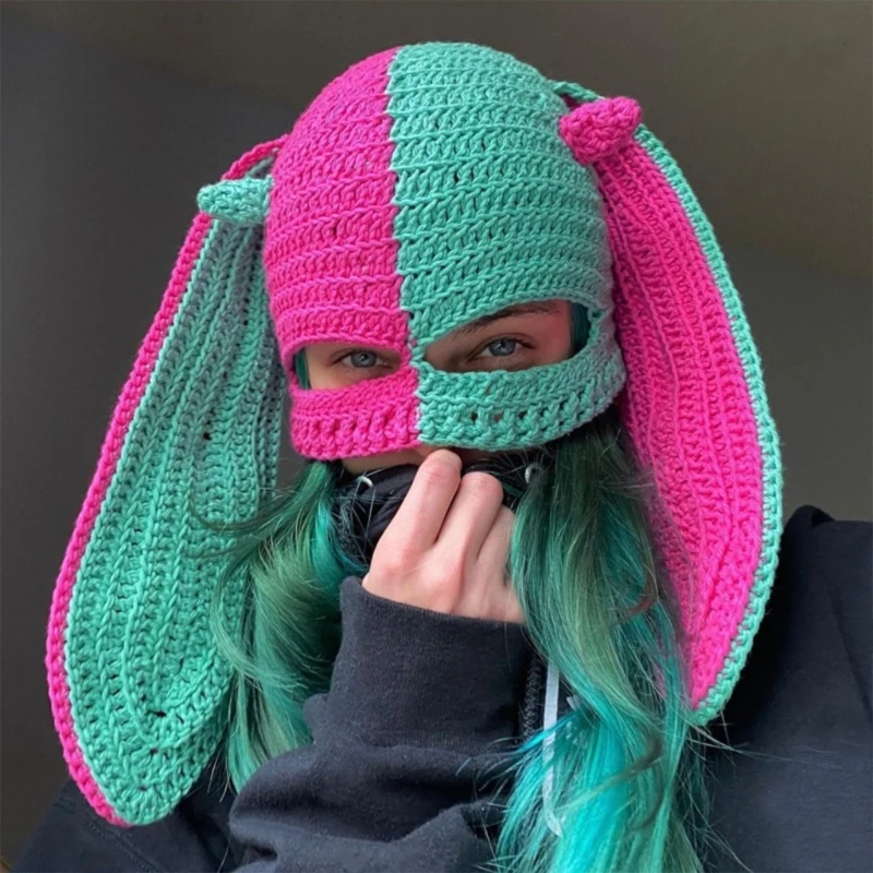 Cosplay-Gangster-Headgear-Bunny-Ear-Windproof-Mask-Winter-Warm ...