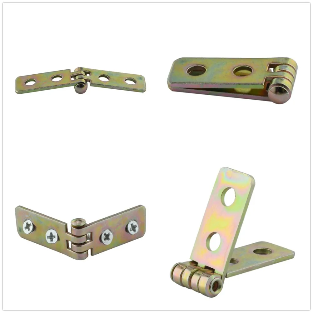 4pcs Metal Box Hinge 60mm/2.36in w/screw 4 Holes Colored Zinc Decor ...