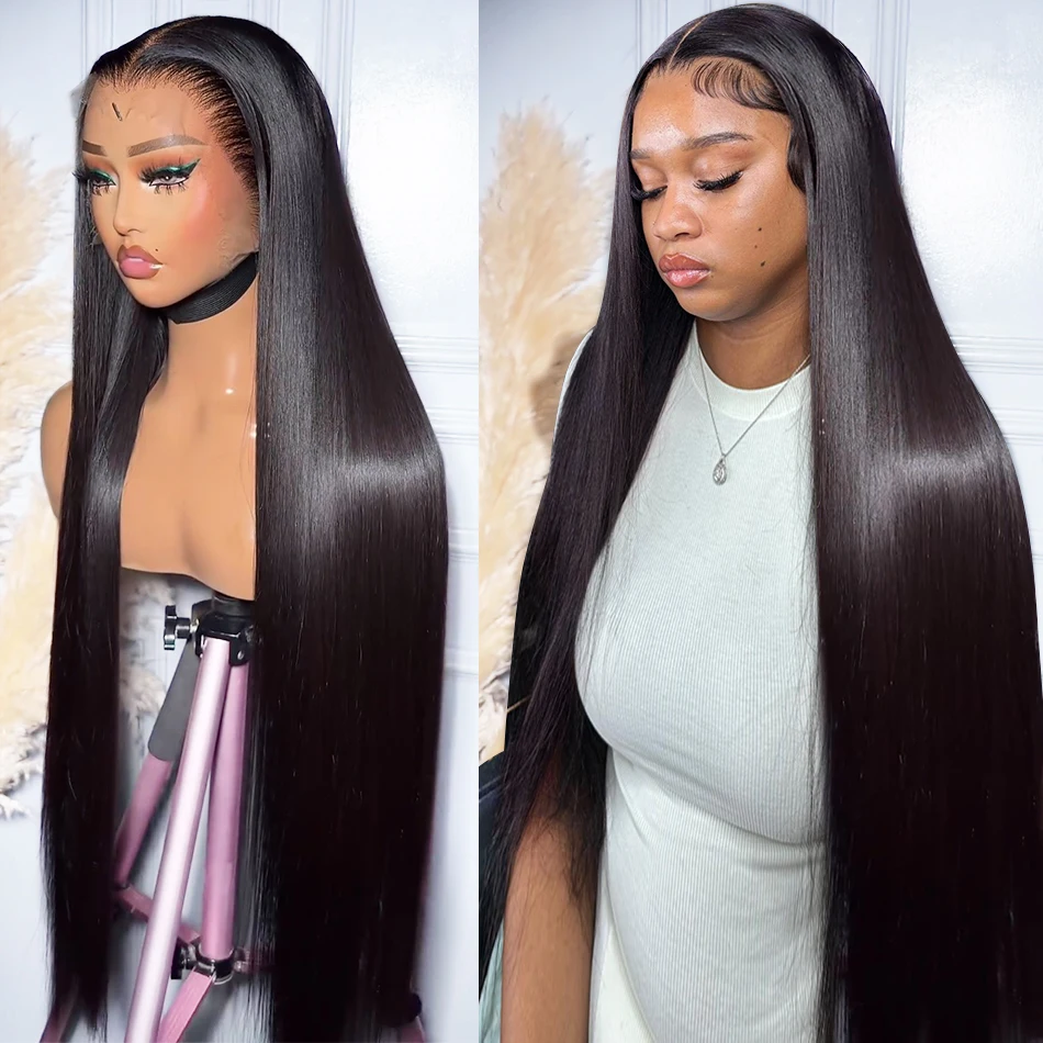 30-Inch-13x4-Lace-Front-Bone-Straight-Human-Hair-Wig-250-Density-13x6 ...