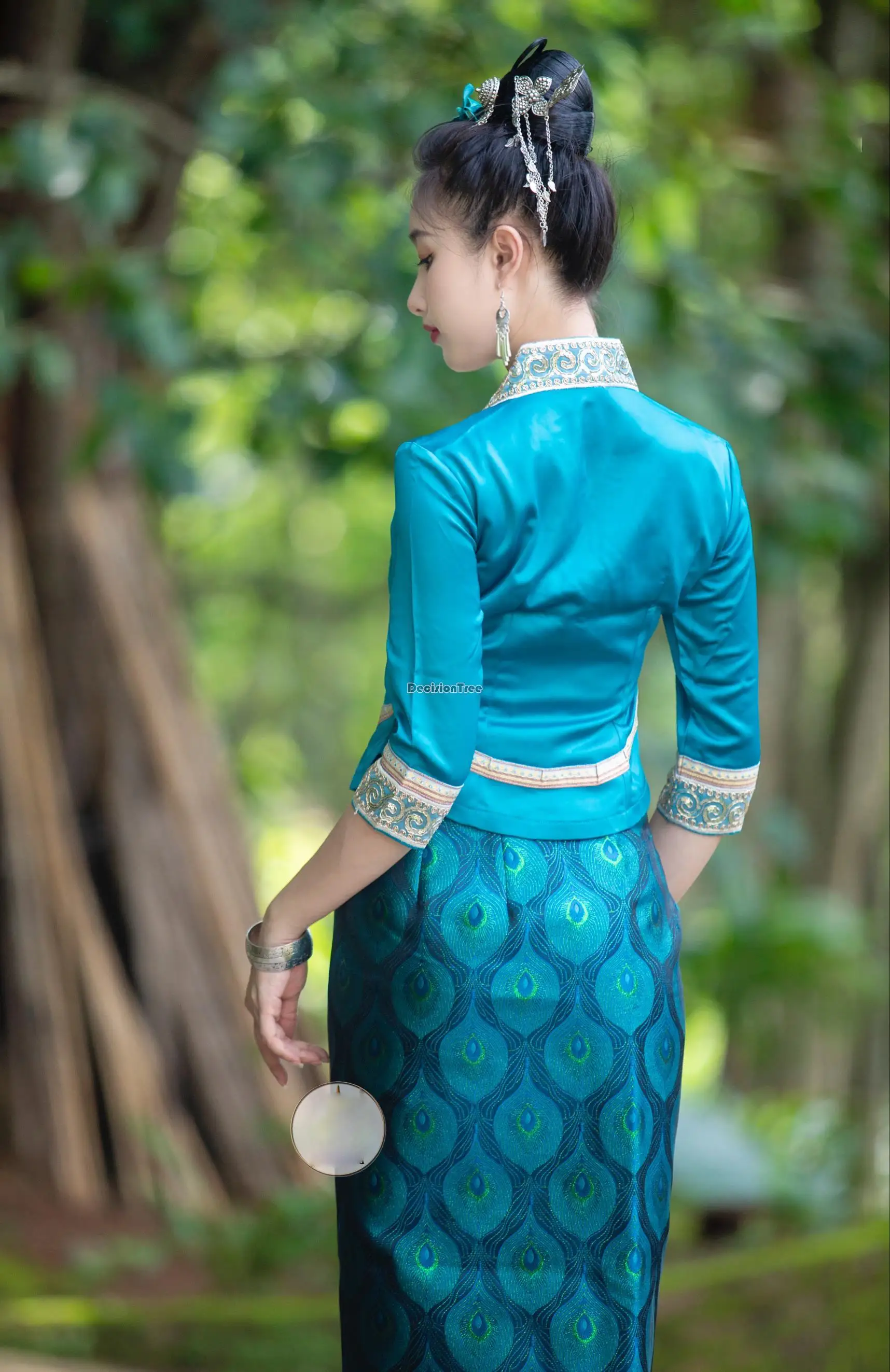 2022 Thailand Traditional Vintage Dress Set Traditional