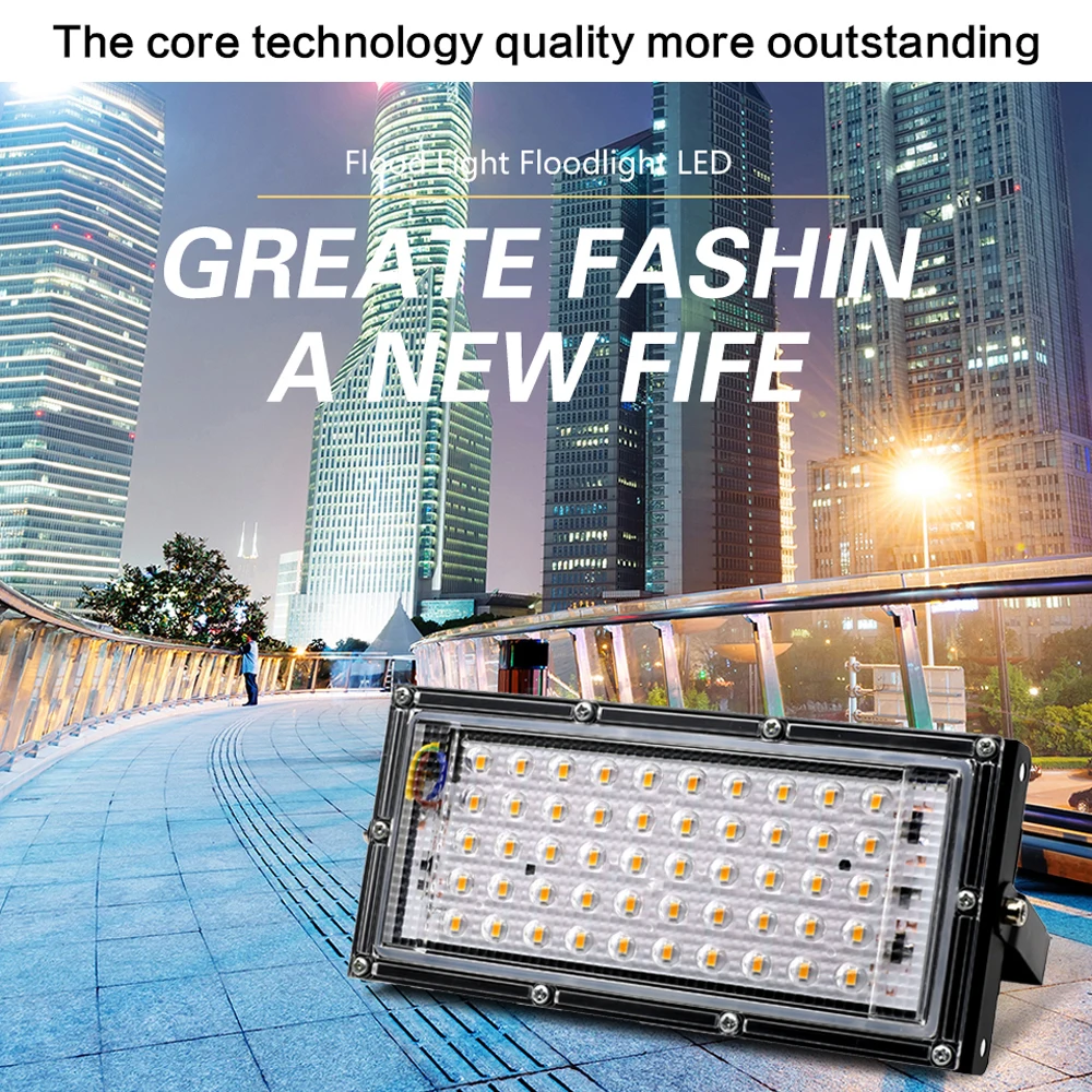 50W-LED-Flood-Light-Outdoor-Lighting-220V-240V-Floodlight-Waterproof ...
