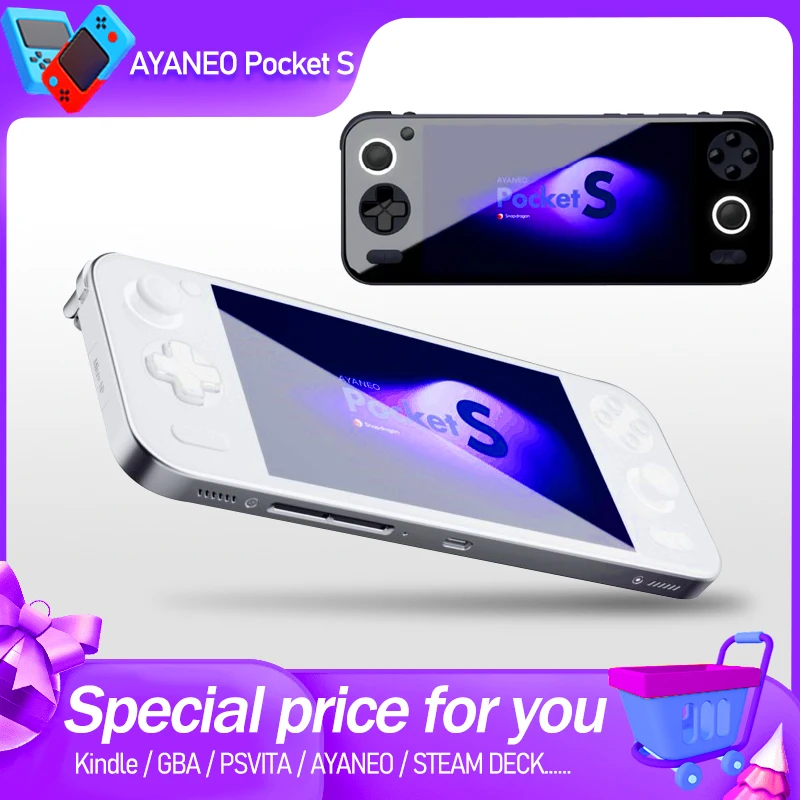 2024-New-AYANEO-Pocket-S-Handheld-Game-Console-G3x-Gen2-2K-Android ...