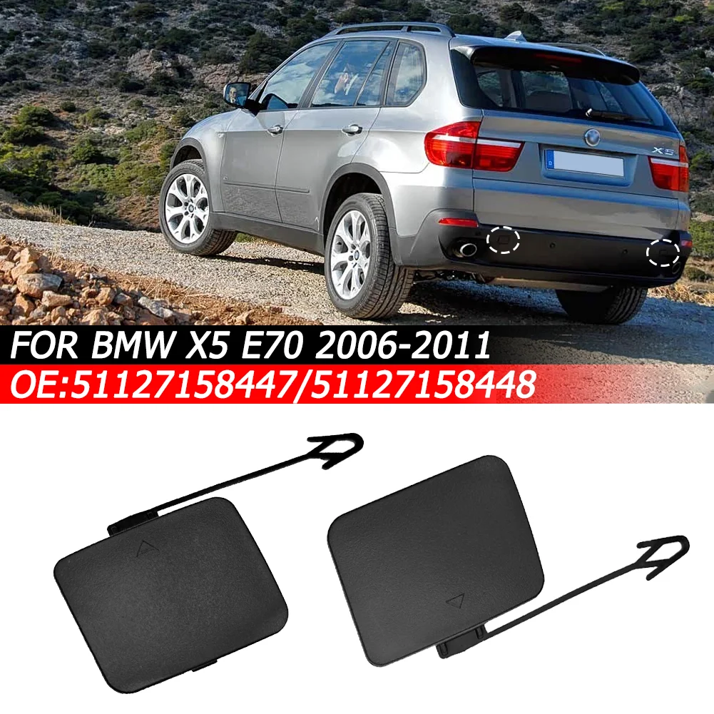 Car Rear Bumper Tow Towing Cap Eye Cover For BMW X5 E70 2006-2011 OE ...