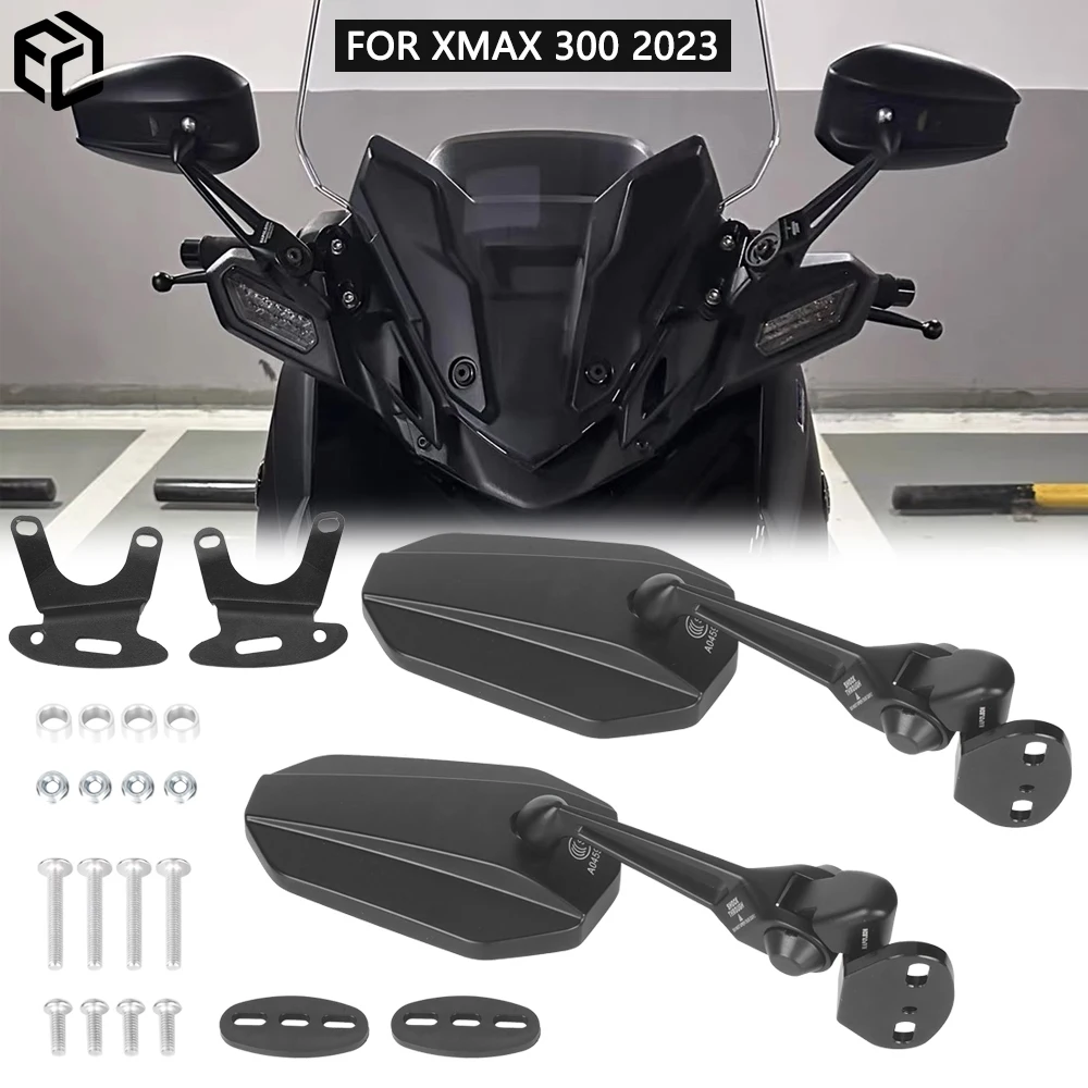 Motorcycle-AOS-Side-Mirror-Rearview-Mirrors-For-Yamaha-XMAX300-XMAX-300 ...