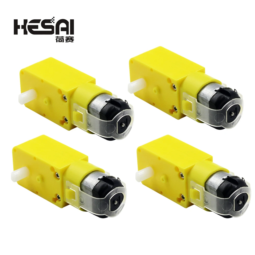 1/2/4PCS TT Motor Smart Car Robot Gear Motor For Arduino DC 3V-6V DC ...