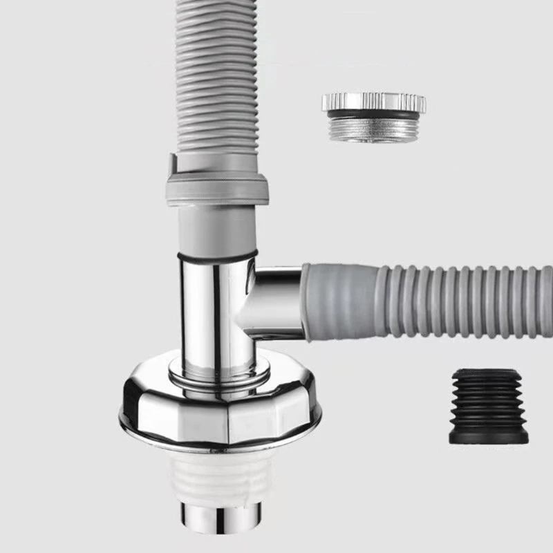 Washing-Machine-Floor-Drain-Adapter-Tees-Joint-Anti-overflow-Sewer ...