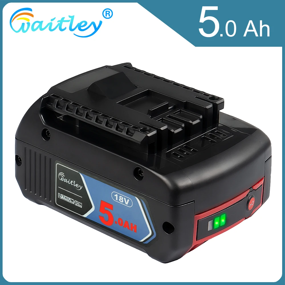Waitley-18V-5-0Ah-Rechargebale-Replacement-Li-ion-Battery-For-Bosch ...