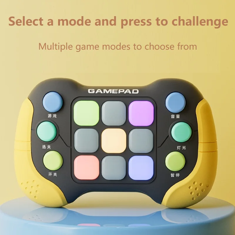 Funny-Light-Up-Electronic-Pop-Push-Quick-Push-Game-Puzzle-Machine-Quick ...