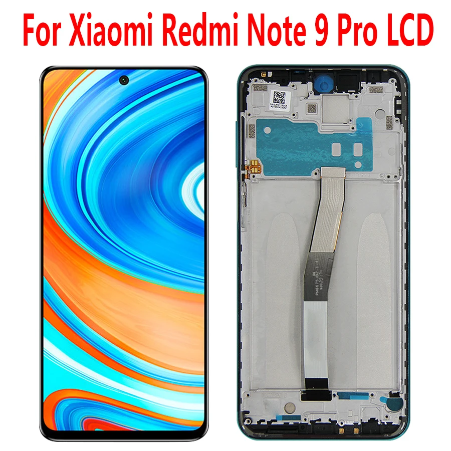6.67 Original Original Original Para Xiaomi Redmi Nota 9s Display Lcd ...