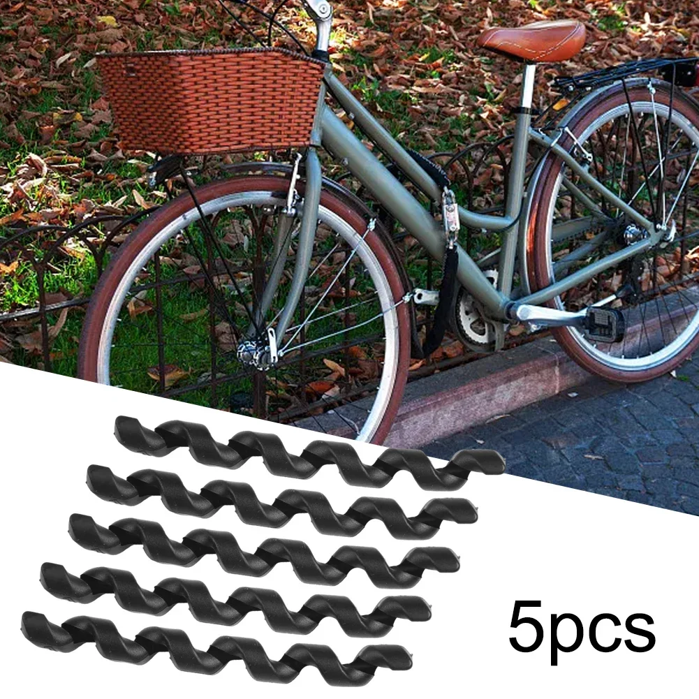 Bicycle Brakes Cables Spiral Soft Silicone Bike Frame Protector - Cable ...