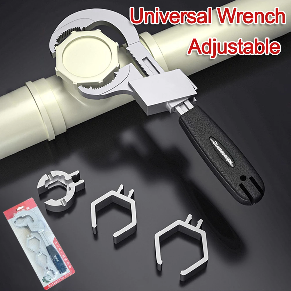 Universal-Adjustable-Open-End-Spanner-Aluminum-Alloy-Arc-Toothed-Double ...