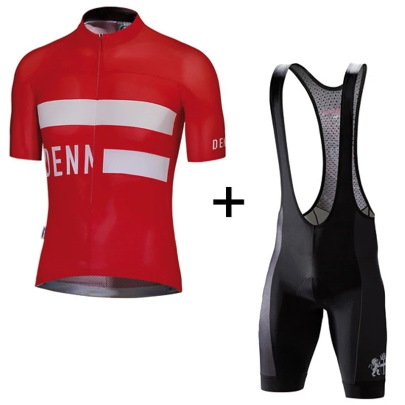 2022 Summer Danish Denmark Jersey Set Breathable Team Racing Sport ...