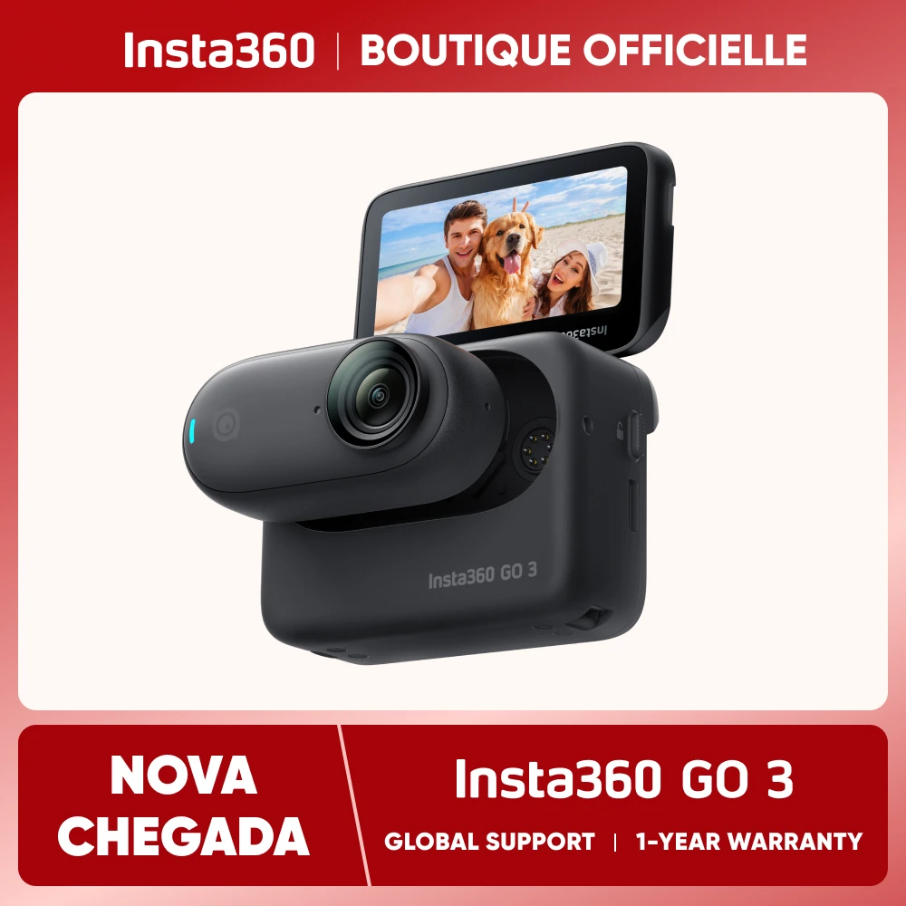 C-mera-Insta360-Go-3-Action-e-Vlogging-para-criadores-vloggers-com-tela ...