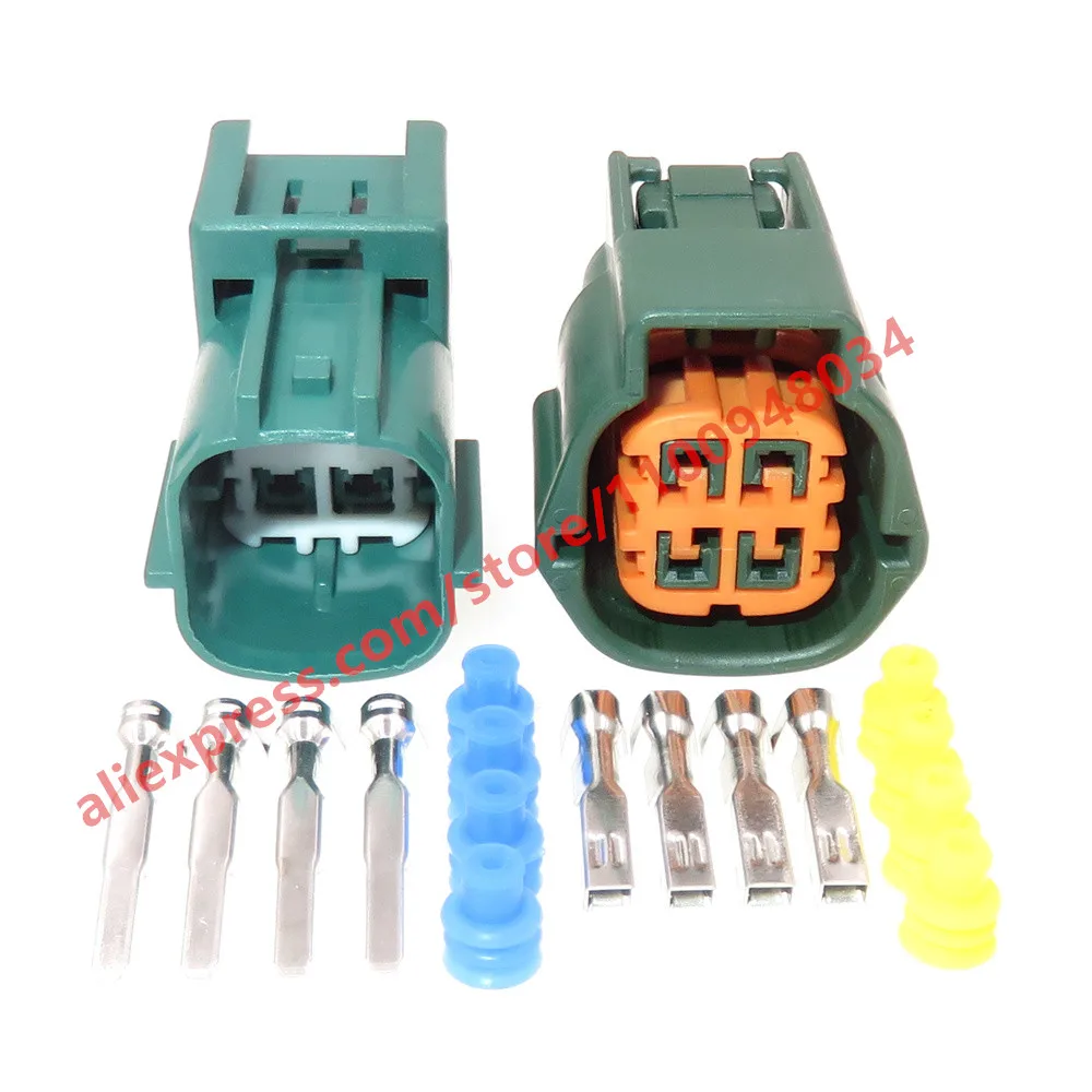 1-Set-4-Pin-Waterproof-Oxygen-O2-Sensor-Plug-Female-Male-Automotive ...