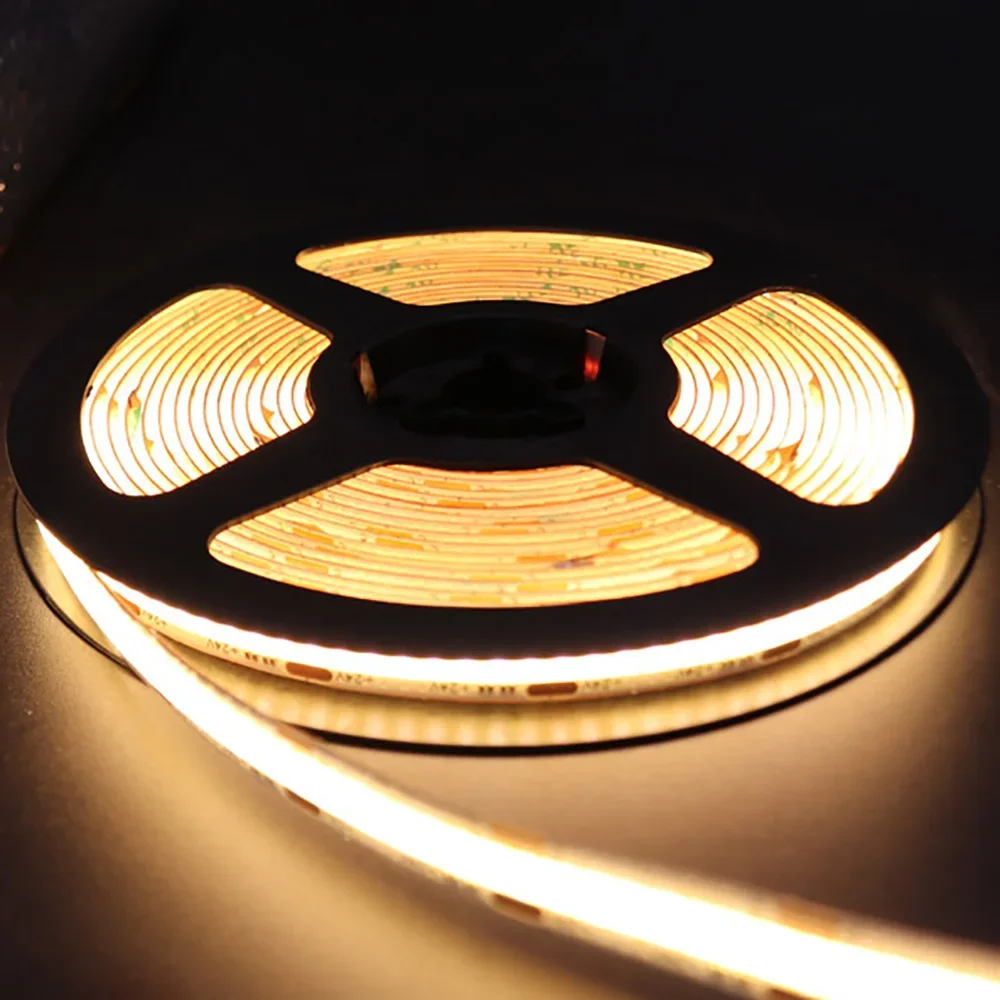 FCOB-CCT-LED-Light-Strip-640-LEDs-High-Density-Flexible-FOB-COB-10mm ...