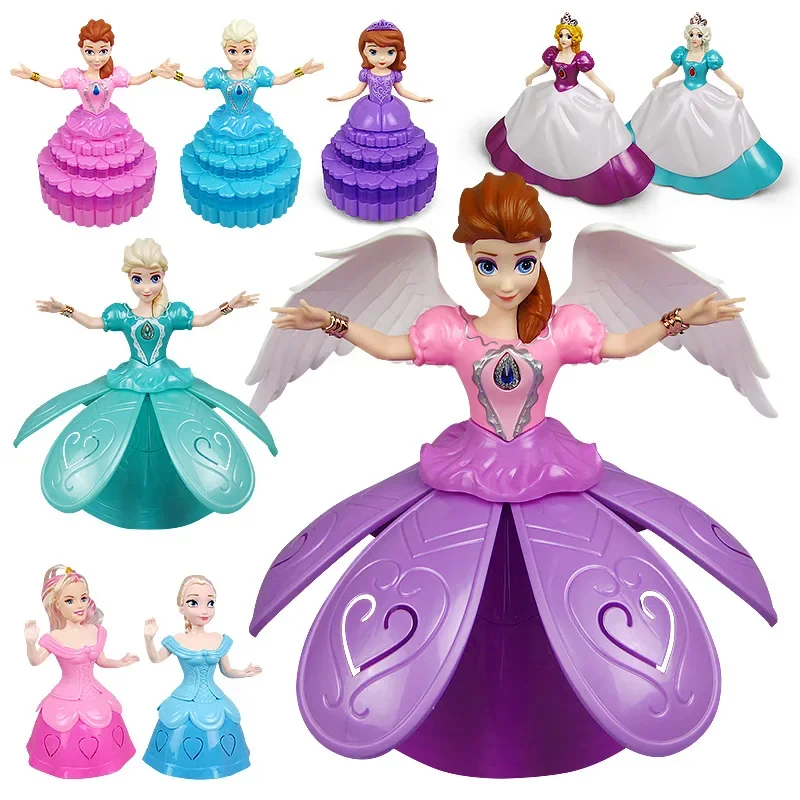 Disney-Frozen-Princess-Poup-e-lectrique-mobile-Elsa-avec-ailes-lumi-re ...