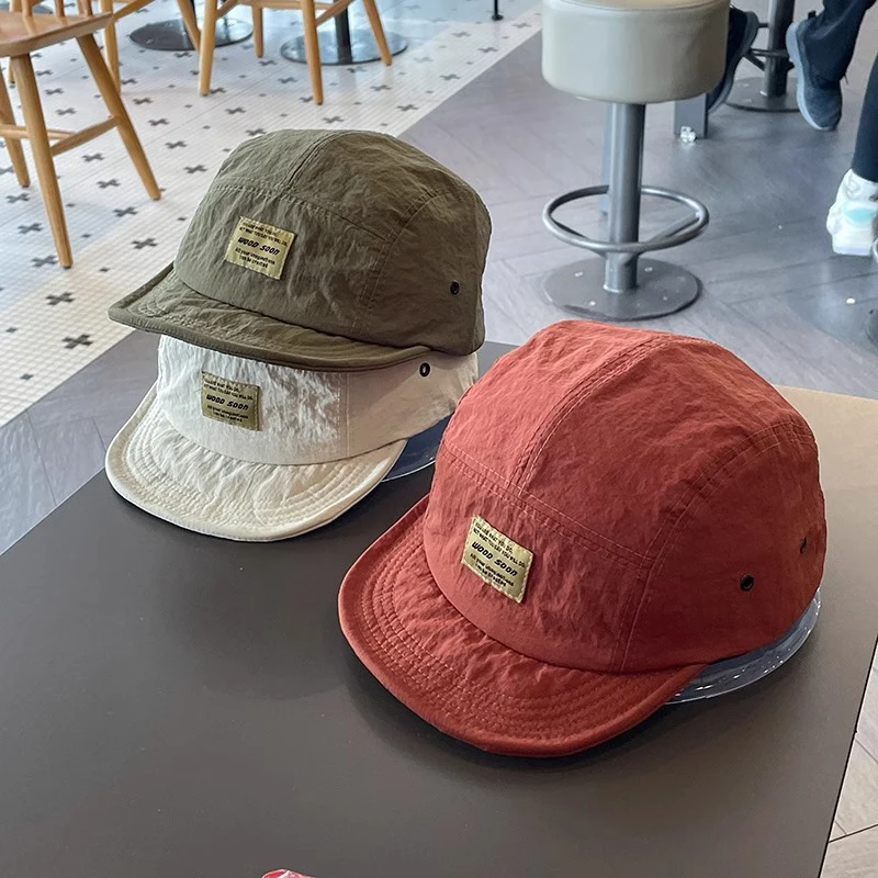 Quick-Drying-Breathable-Short-Brim-Baseball-Cap-Men-Women-Soft-Top-Hip ...