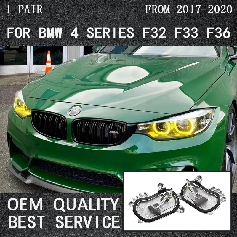 2018-2020-LED-Headlight-Yellow-Angel-Eyes-DRL-Chip-Module-For-BMW-F80 ...