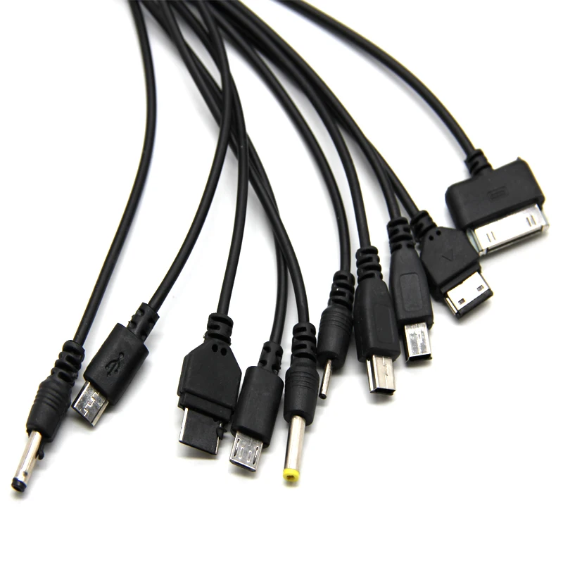 Cables Micro USB 10 en 1 para teléfonos móviles LG, KG90, SAMSUNG y ...