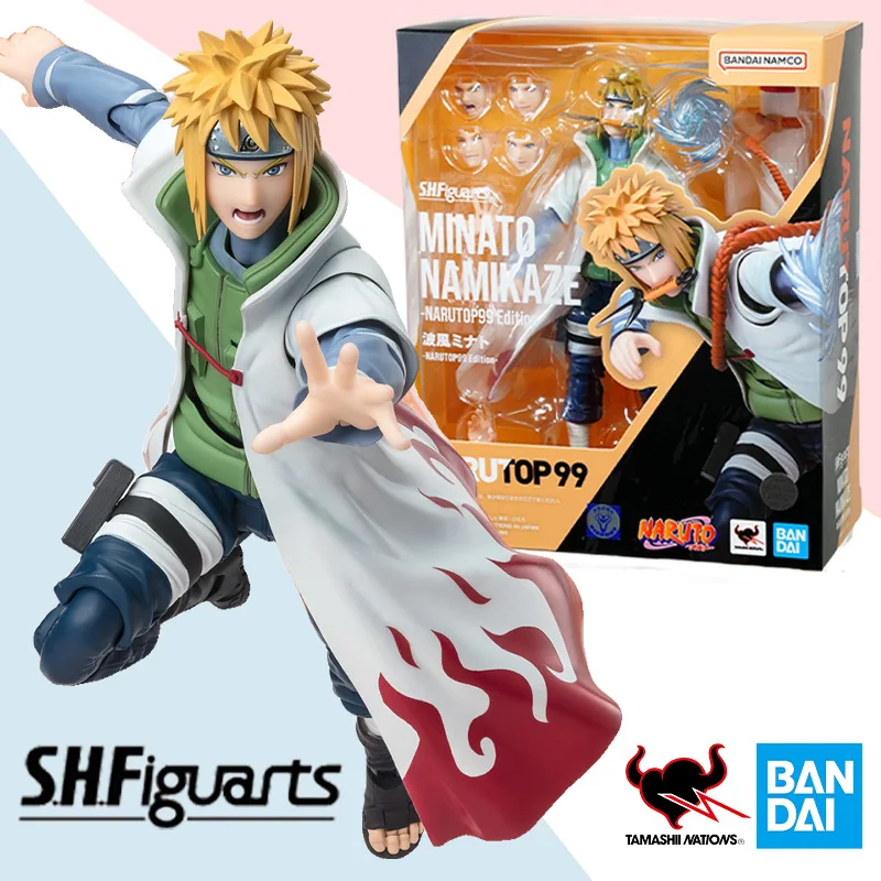 Original-Bandai-Anime-Action-Figure-Naruto-SHFiguarts-Namikaze-Minato ...