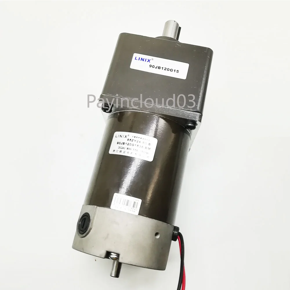 Linix-DC-24V-80W-Gear-Motor-85ZY24-80-B-90JB120G1538-BM-Double-out ...
