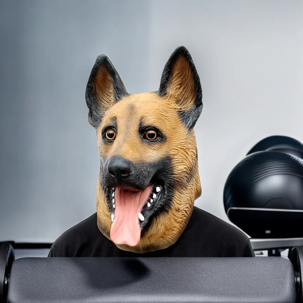 Funny-Realistic-Animal-Full-Head-Latex-Mask-German-Shepherd-Mask ...