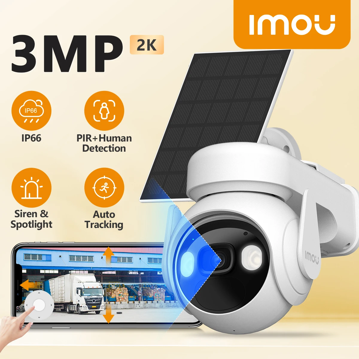 IMOU-Cell-PT-Lite-3MP-Battery-Camera-With-Solar-Panels-Colorful-Night ...