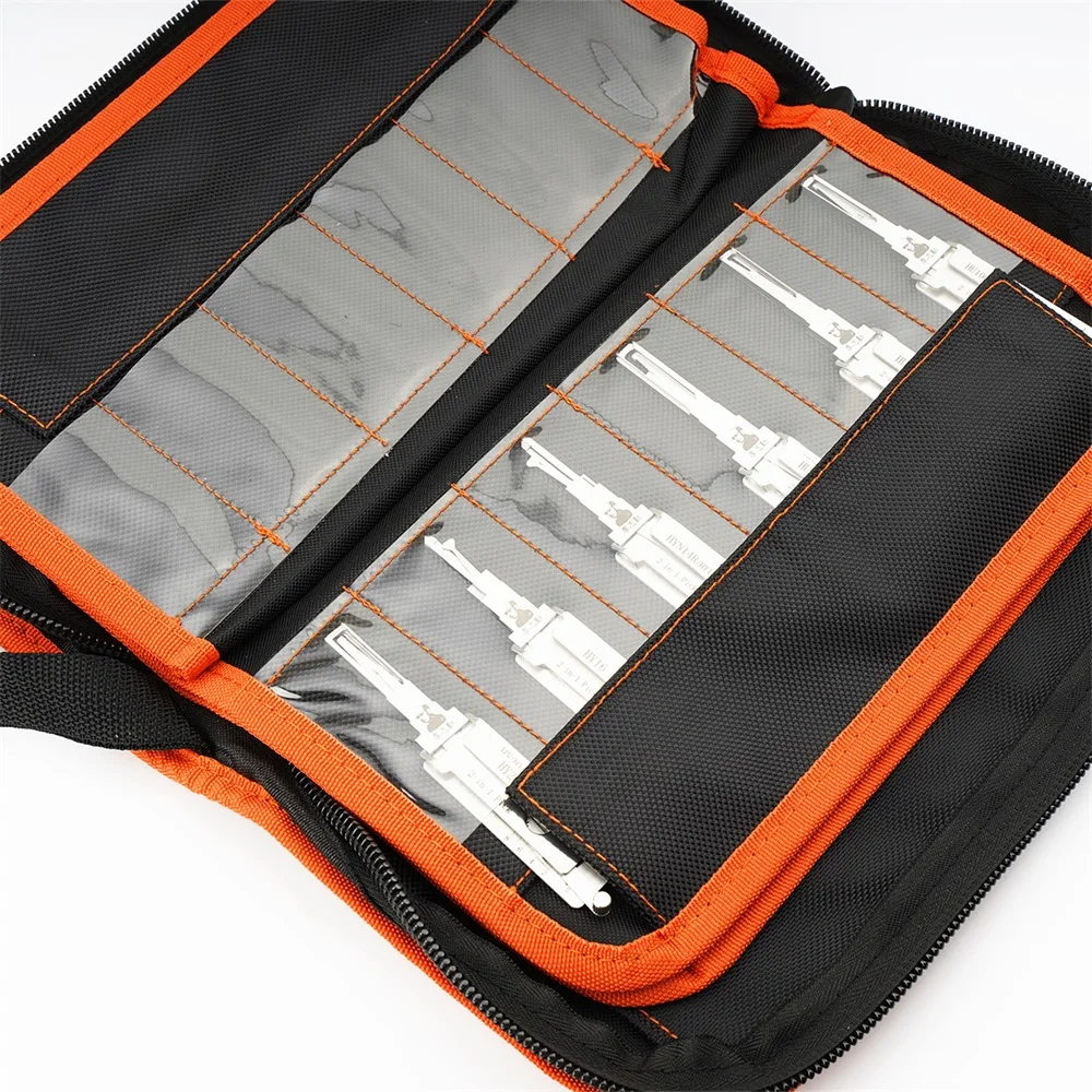 50PCS Lishi 2 in 1 Tool Bag Portable Durable Storage Package Locksmith ...