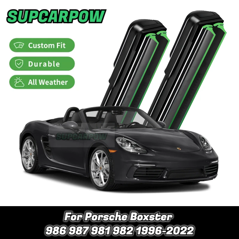 2x-Front-Windshield-Wiper-Blades-For-Porsche-Boxster-986-987-981-982 ...