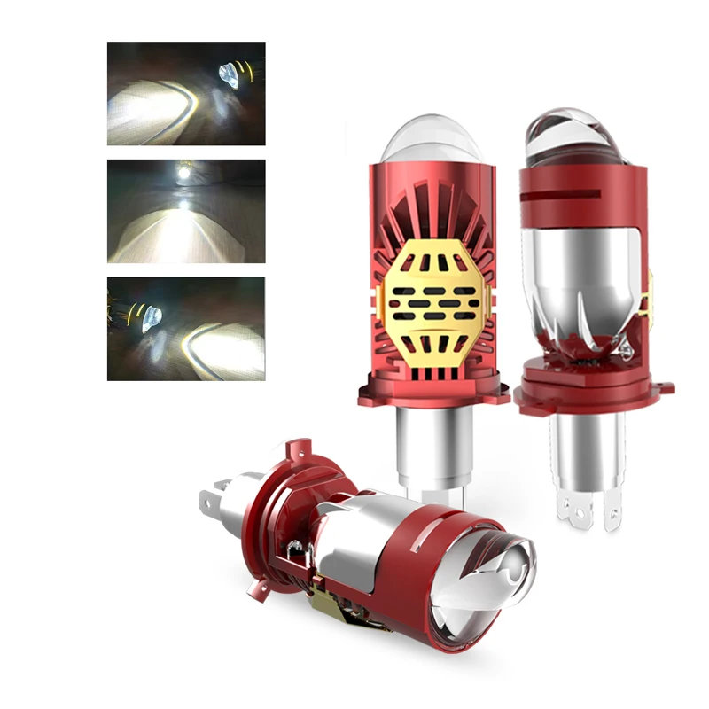 Dual-Lens-H4-Mini-Bulb-Canbus-H4-LED-Headlamp-Directly-Plug-in-Car ...