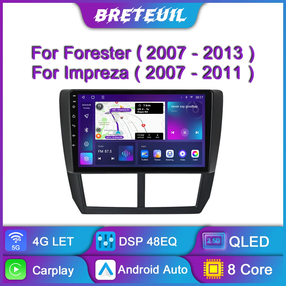 Radio con GPS para coche, reproductor Multimedia con Android, 2 Din ...