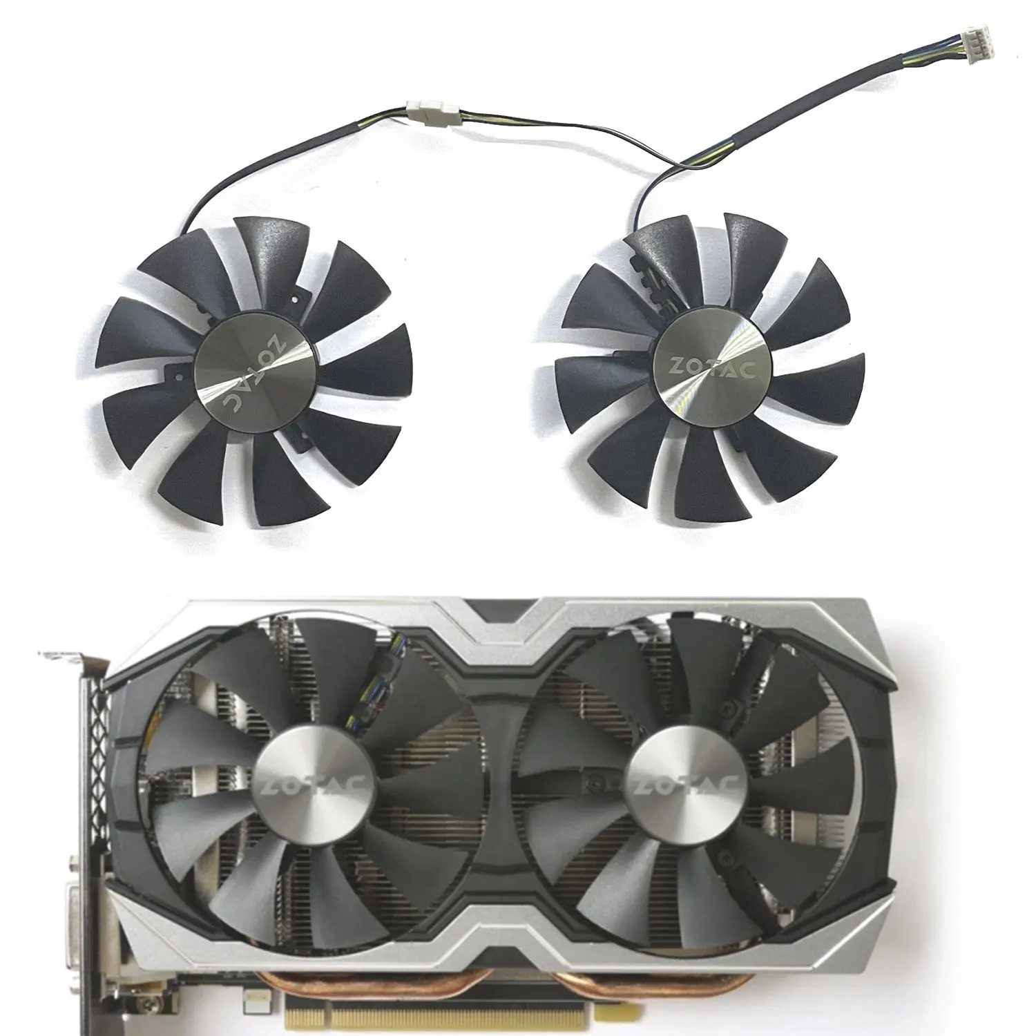 GA91S2H-GFY09010E12SPA-85MM-4PIN-GTX-1060-AMP-GPU-Fan-for-ZOTAC-GTX ...