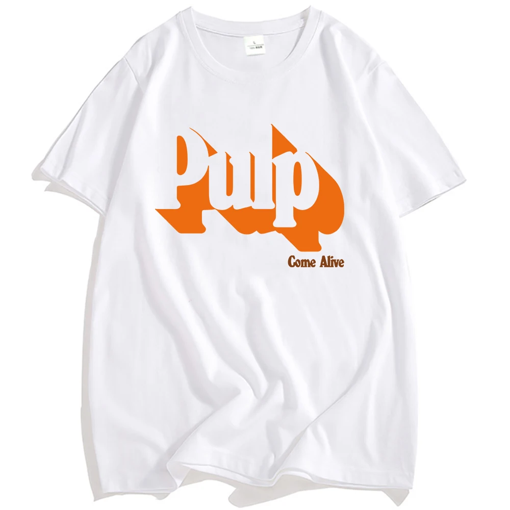 Come Alive Pulp Band T-shirt Cotton Summer Short Sleeve Tshirts for ...