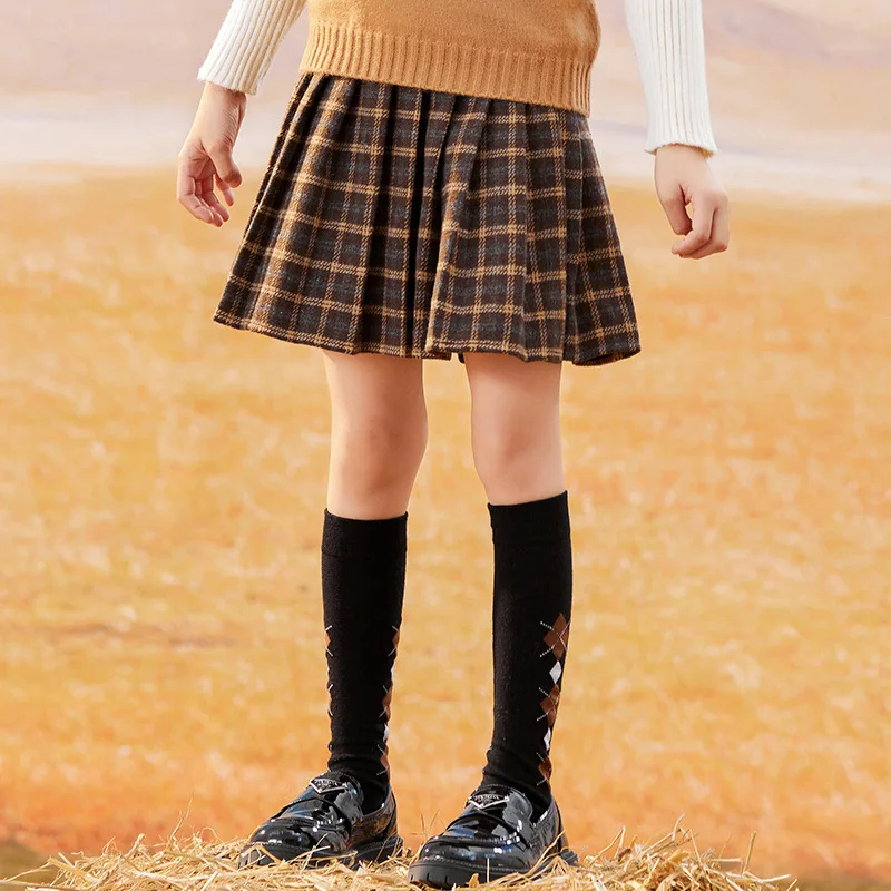 Winter-Infant-Baby-Girls-Tutu-Skirt-Wool-Cotton-Pleat-Children-Mini ...