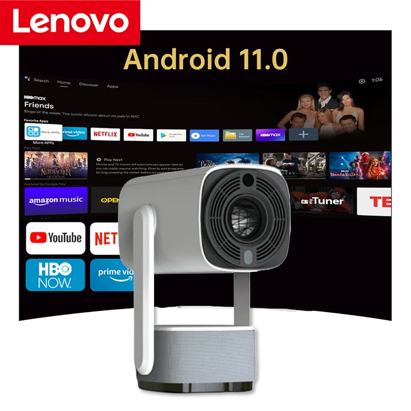 Lenovo-Wireless-Projector-4K-Android-11-K2-Dual-Wifi6-600ANSI-Allwinner ...