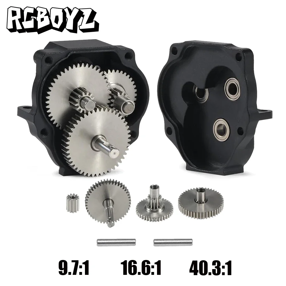 TRX4M-Transmission-Housing-Gearbox-with-40-3-1-Aluminum-Reduction-Ratio ...